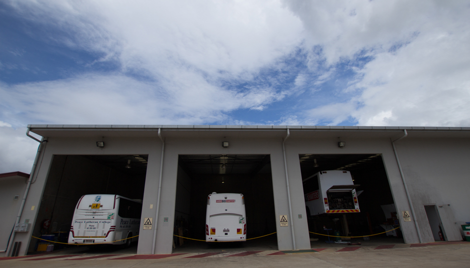 Cairns Bus Charters - Bus Maintenance Workshop
